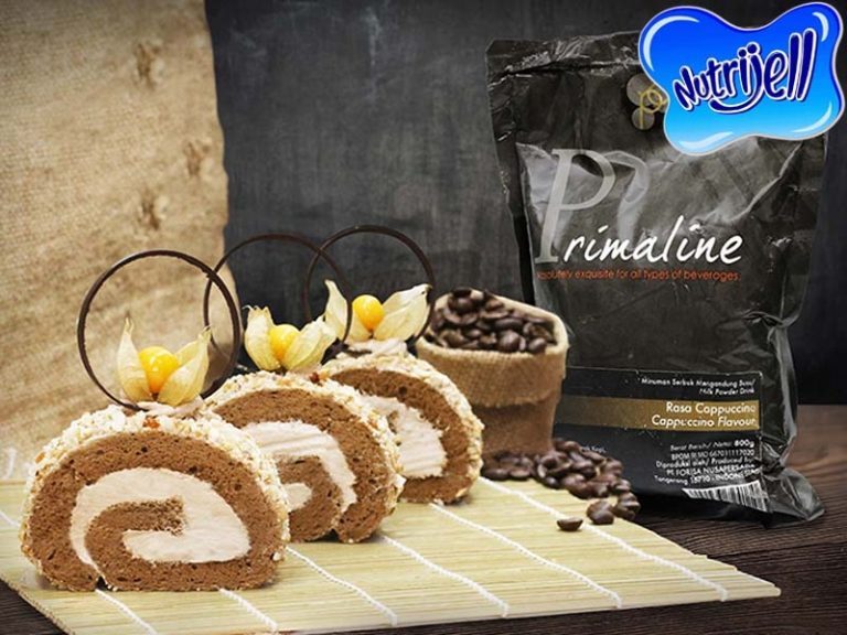 MyVla Primaline Cappuccino Swiss Roll - Primaline